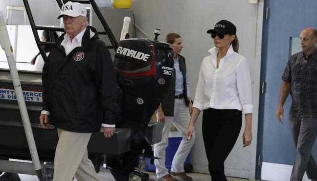 Melania Trump makes waves with ‘storm stilettos,’ FLOTUS hat | Free ...