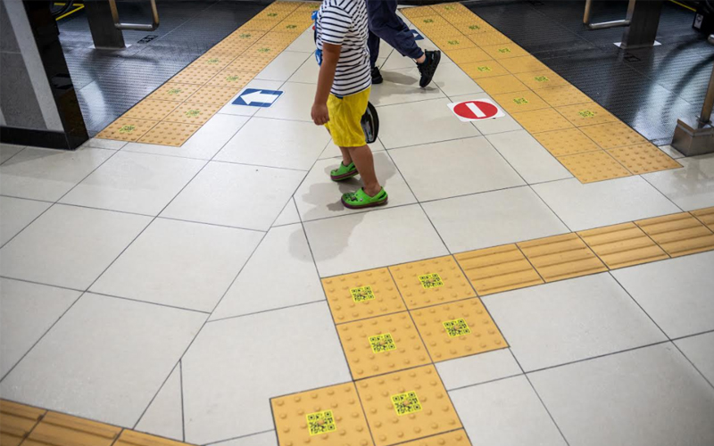 Tenji blocks help the visually-impaired walk with ease | Free Malaysia ...