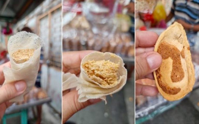 Traditional peanut candy with popiah skin in Penang | Free Malaysia ...