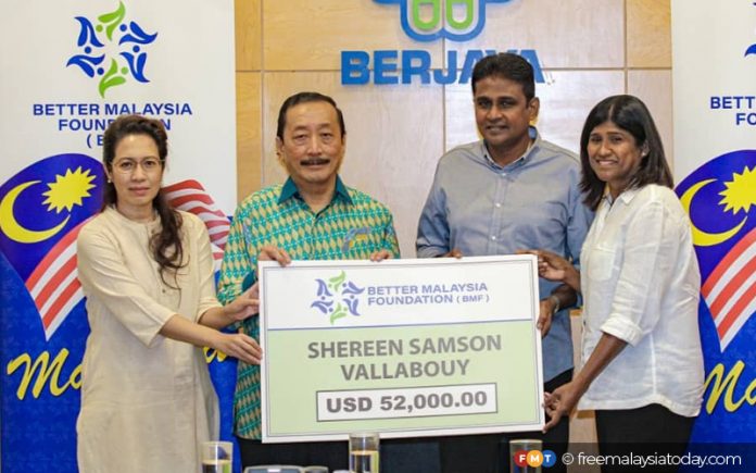 Billionaire backer for US-based Malaysian track star Shereen Vallabouy ...