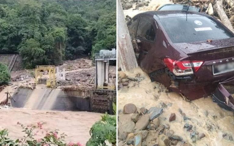 Landslide near Tenom Dam leaves destruction in wake | Free Malaysia ...
