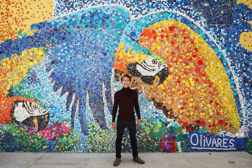 Venezuelan creates largest mural with recycled bottle caps | Free ...