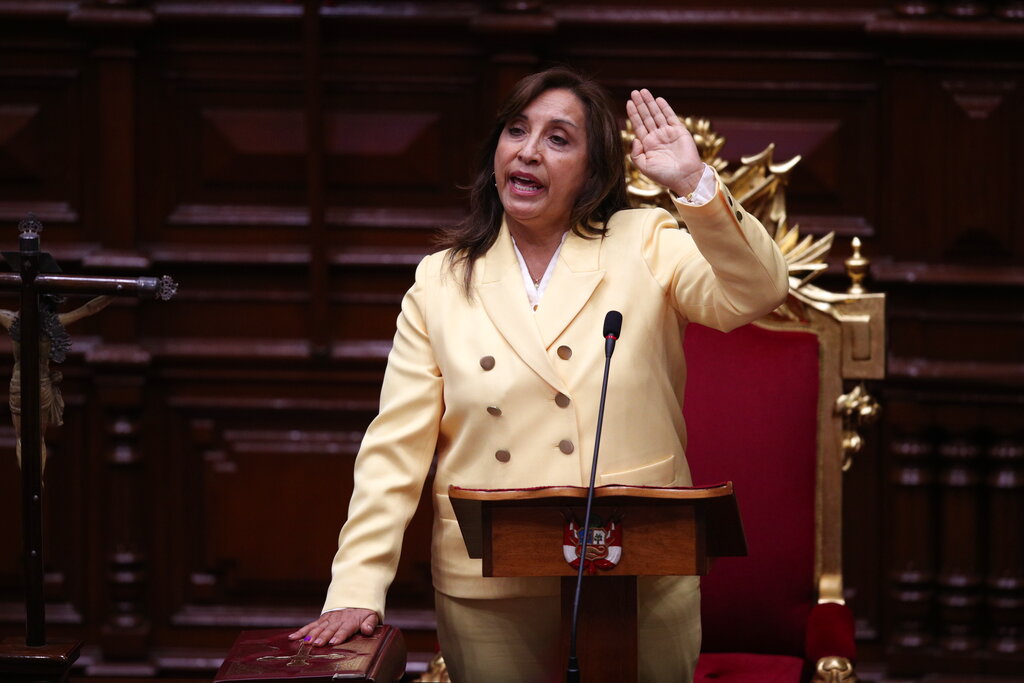 Peru swears in new president after Castillo’s ousting | Free Malaysia ...