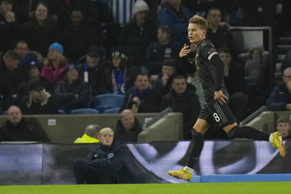 Odegaard leads from front as Arsenal scale new heights | Free Malaysia ...